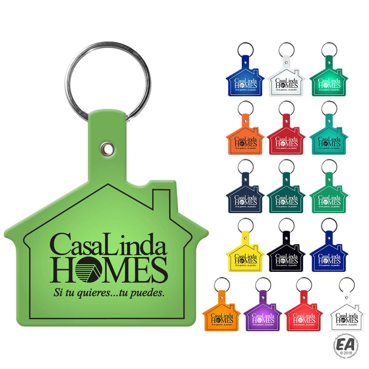 Promotional House Flexible Key Fob | Customized Key Fobs | Branded ...