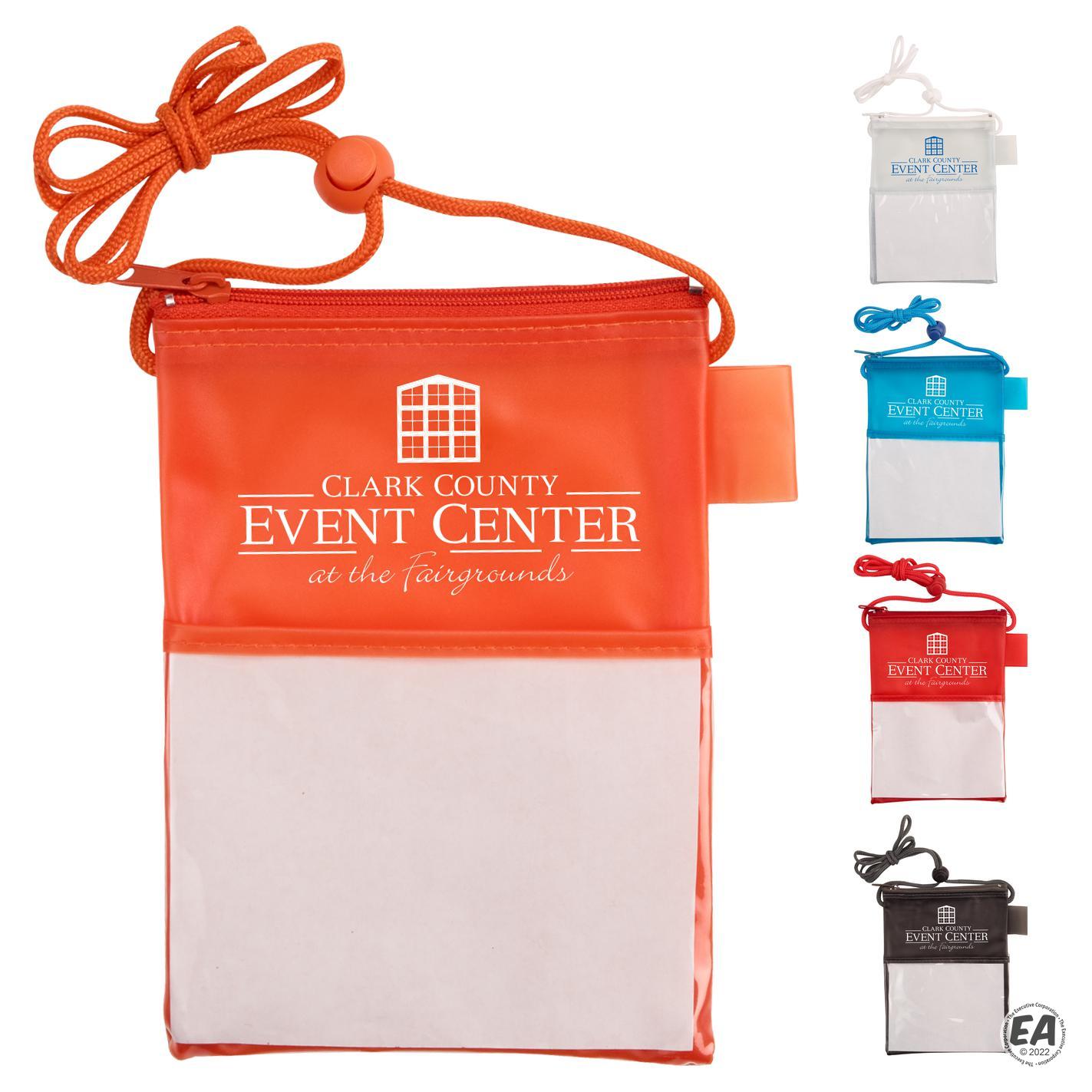 Branded Trade Show Lanyard Badgeholder | Promotional Name Badge Holders ...