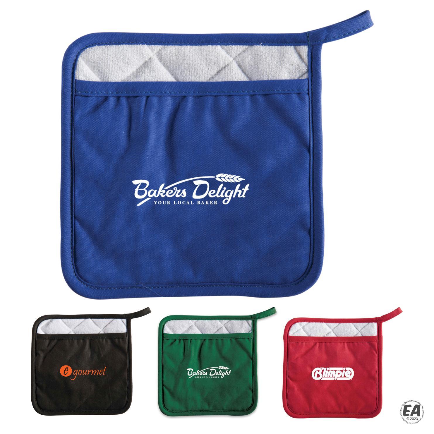Promotional Ad-Holder Pot Holder | Custom Pot Holders | Customized Ad ...