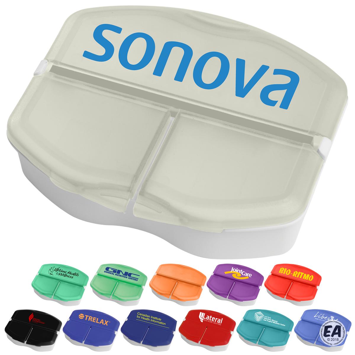 Customized Tri-Minder Pill Box | Custom Pill Cases | Promotional Tri ...