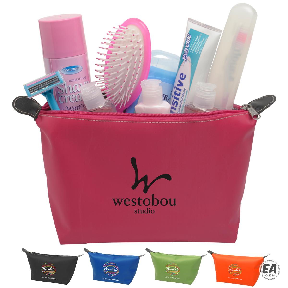 Branded Diva Zippered Toiletry Bag | Customized Toiletry Bags ...