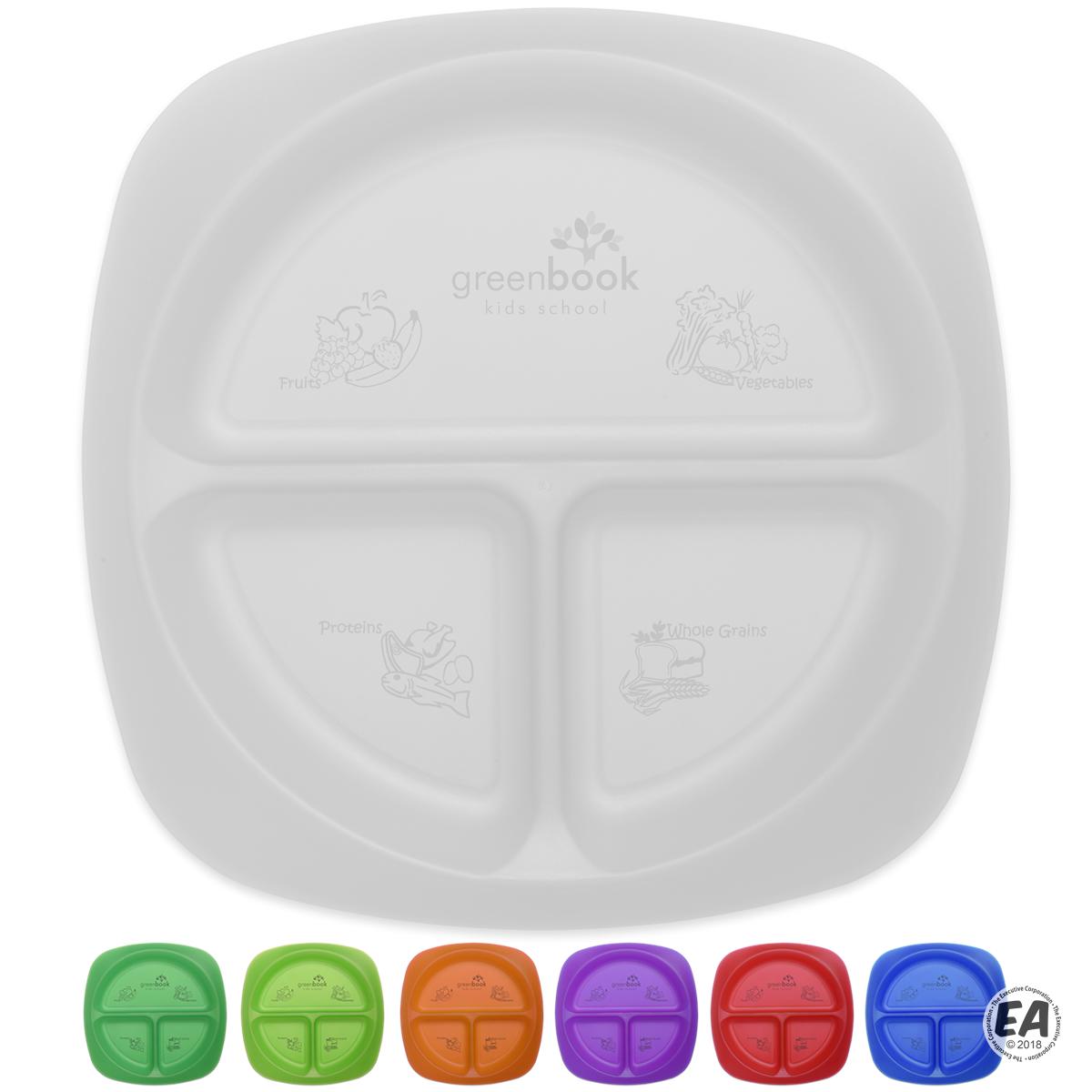 Customized Children's Portion Plate | Promotional Food Containers ...
