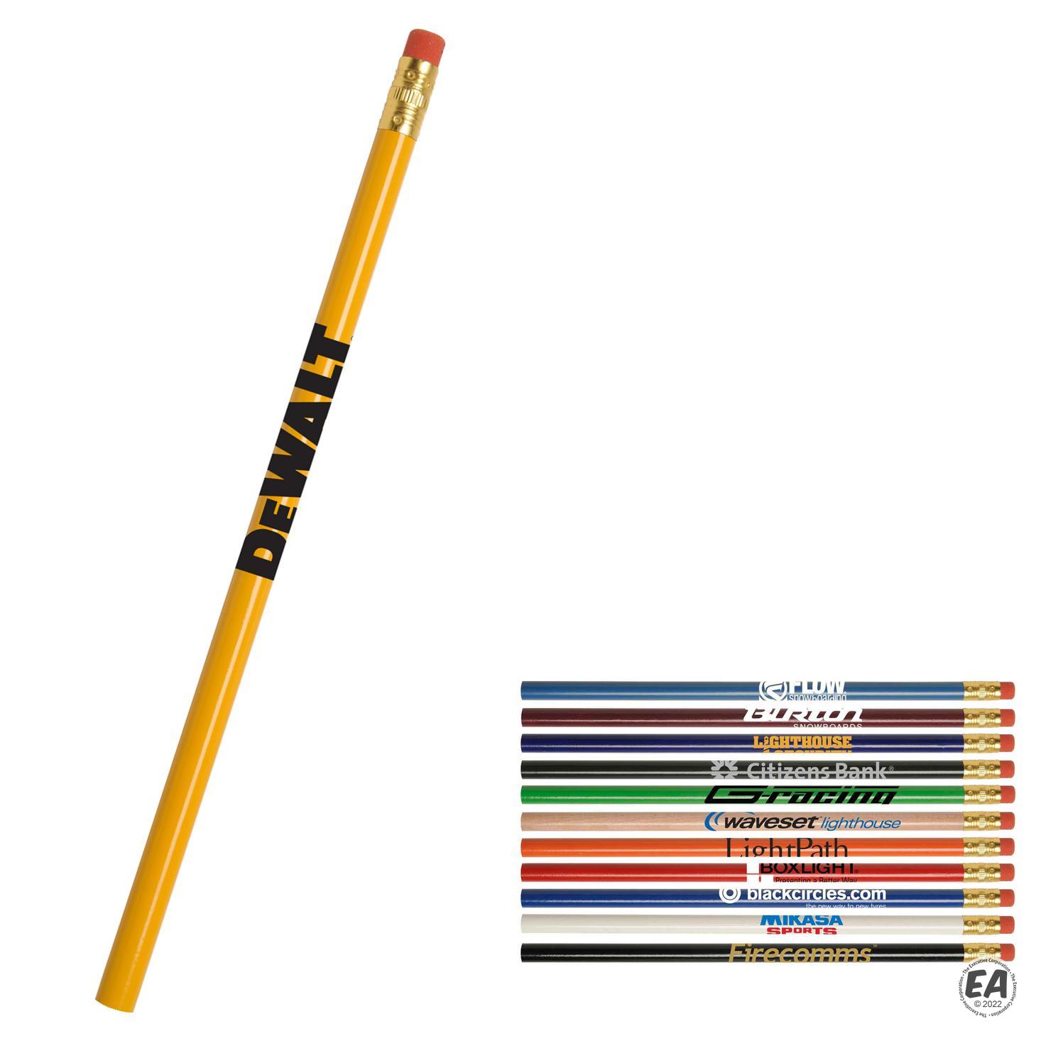 Promotional Economy Line Round Pencil | Customized Pencils | Branded ...